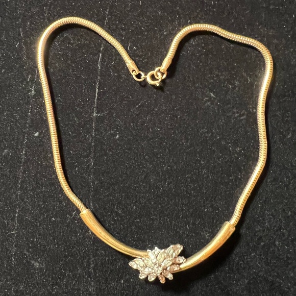 Panetta | Jewelry | Vintage Panetta Marquise Rhinestone Necklacechoker ...
